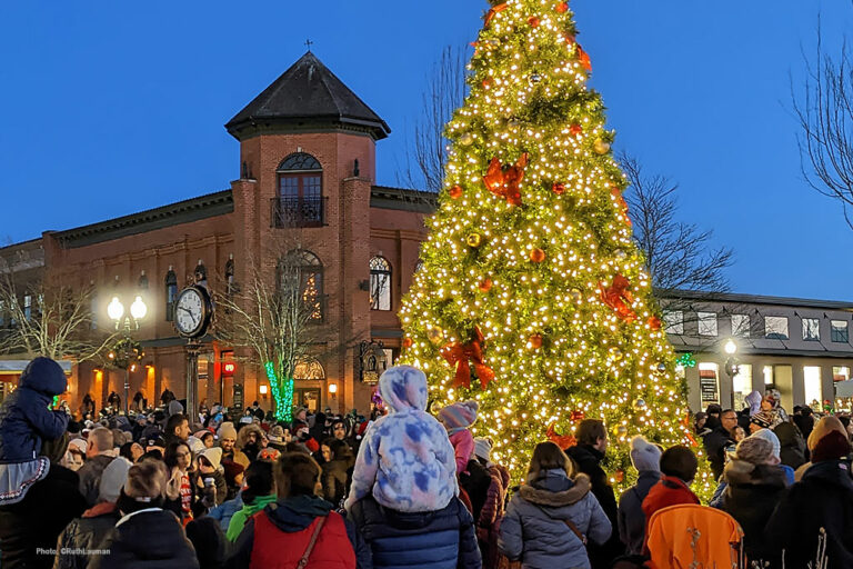 Blaine’s Holiday Harbor Lights, December 2, 2023 in downtown Blaine, WA