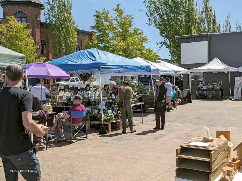 Blaine Market by the Sea 2024 on G Street Plaza in downtown Blaine, WA